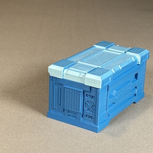 Supply Crate Dice Box Sci Fi Themed Dice Jail Loot Crate for Role ...