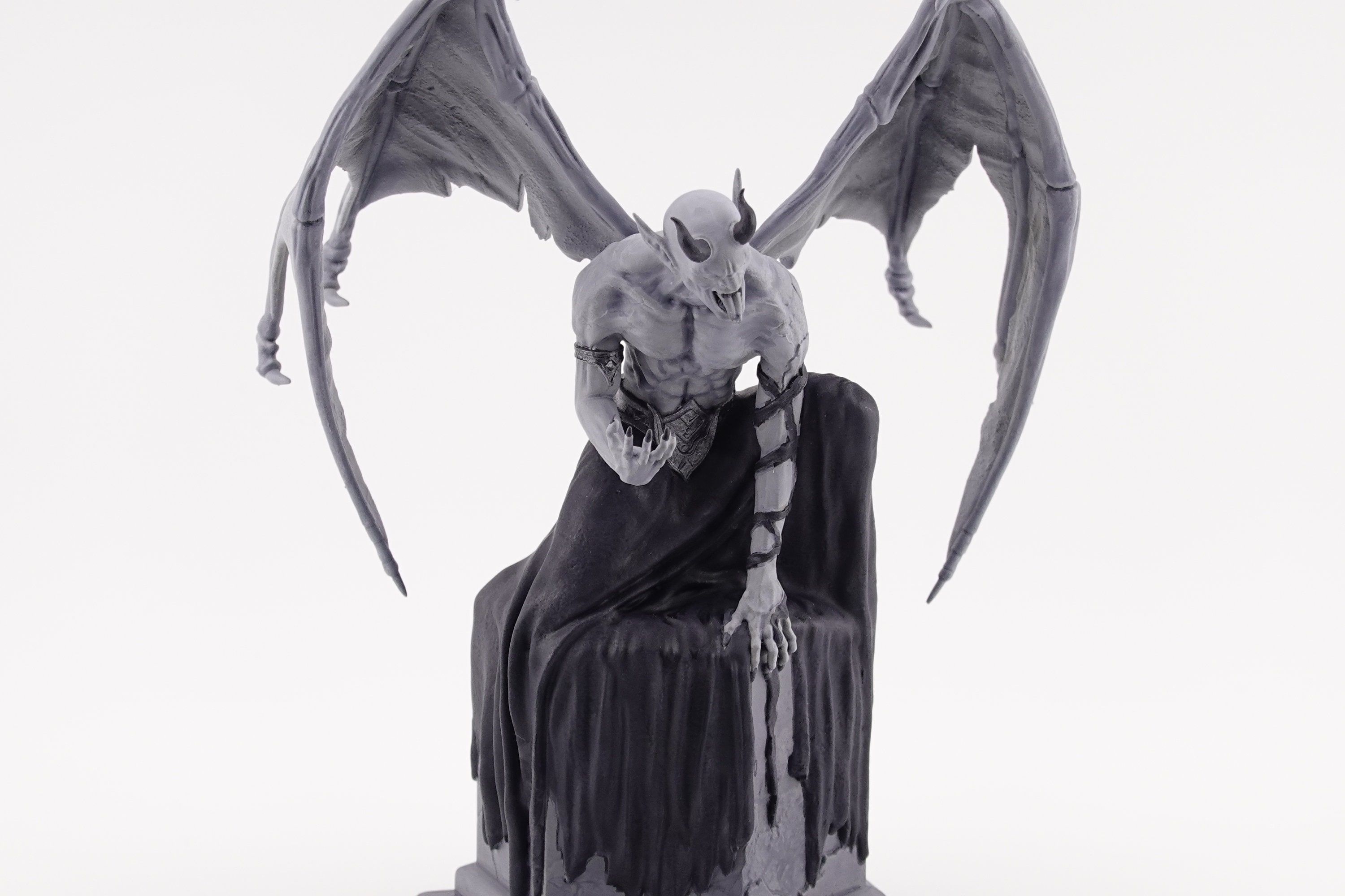 Gargoyle Figure, 3d Printed & Hand Painted Gargoyle Resin Art - Etsy