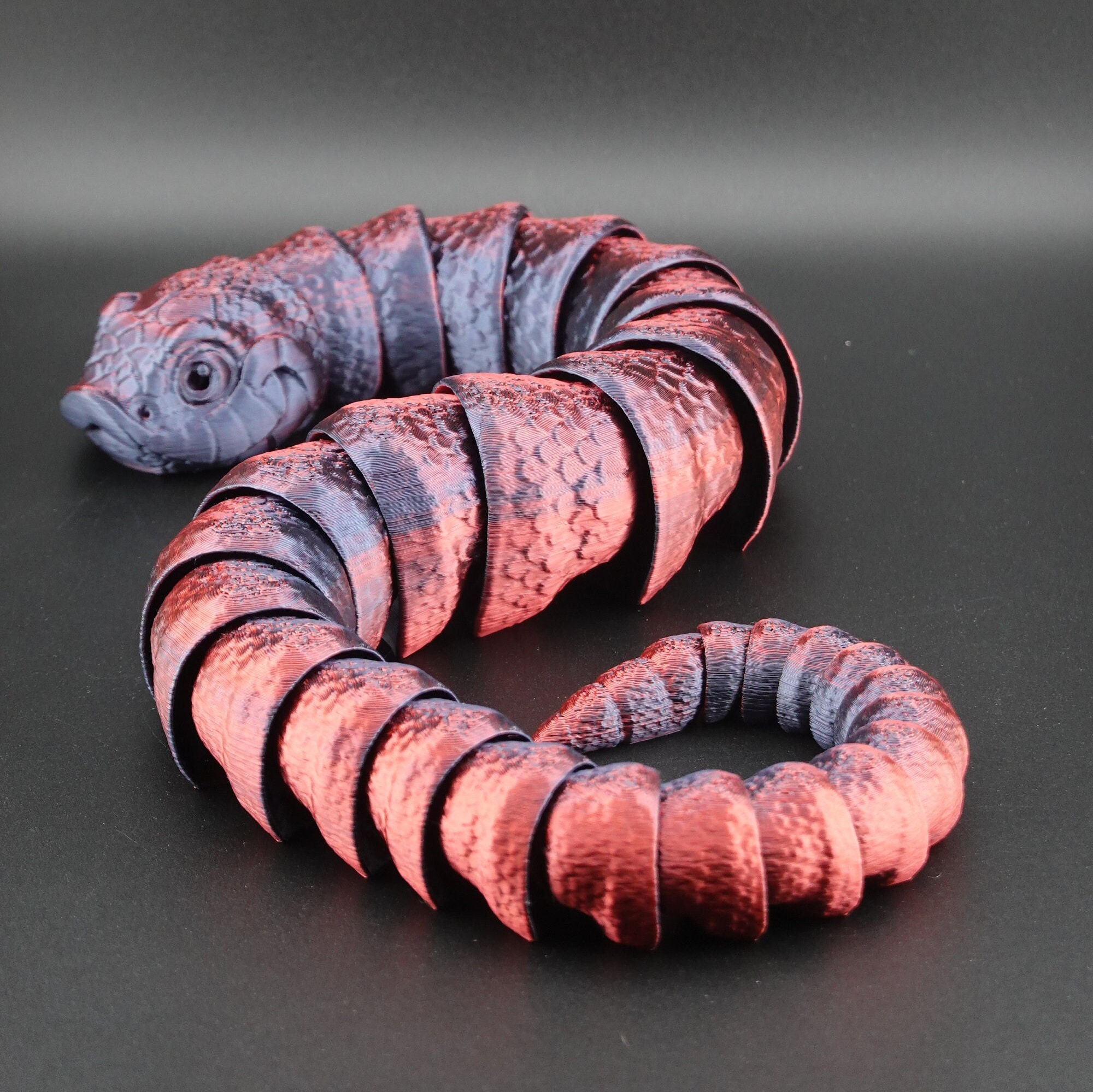 Hognose Snake Adult: Articulating 3D Printed Reptile Realistic Snake ...