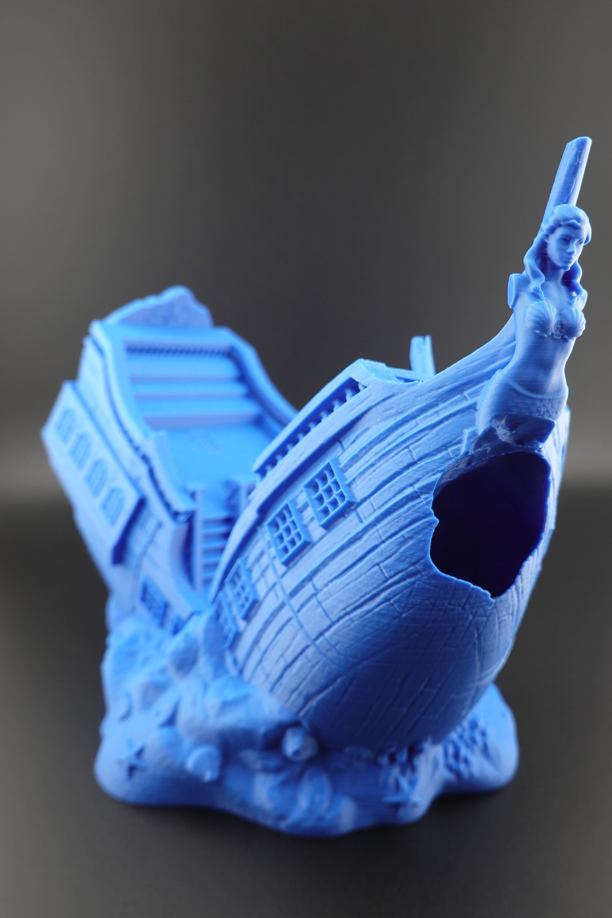 Sunken Pirate Ship Dice Tower 3D Printed Fantasy Dice Roller Unique RPG ...