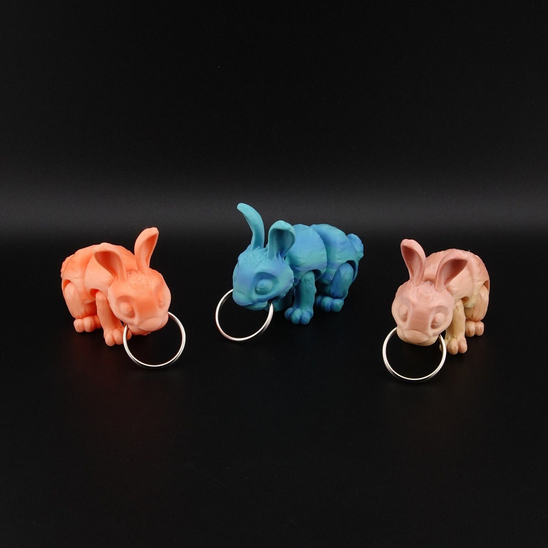 Little Bunny Rabbit Keychain: Cute Rabbit Charm for Animal Lovers ...