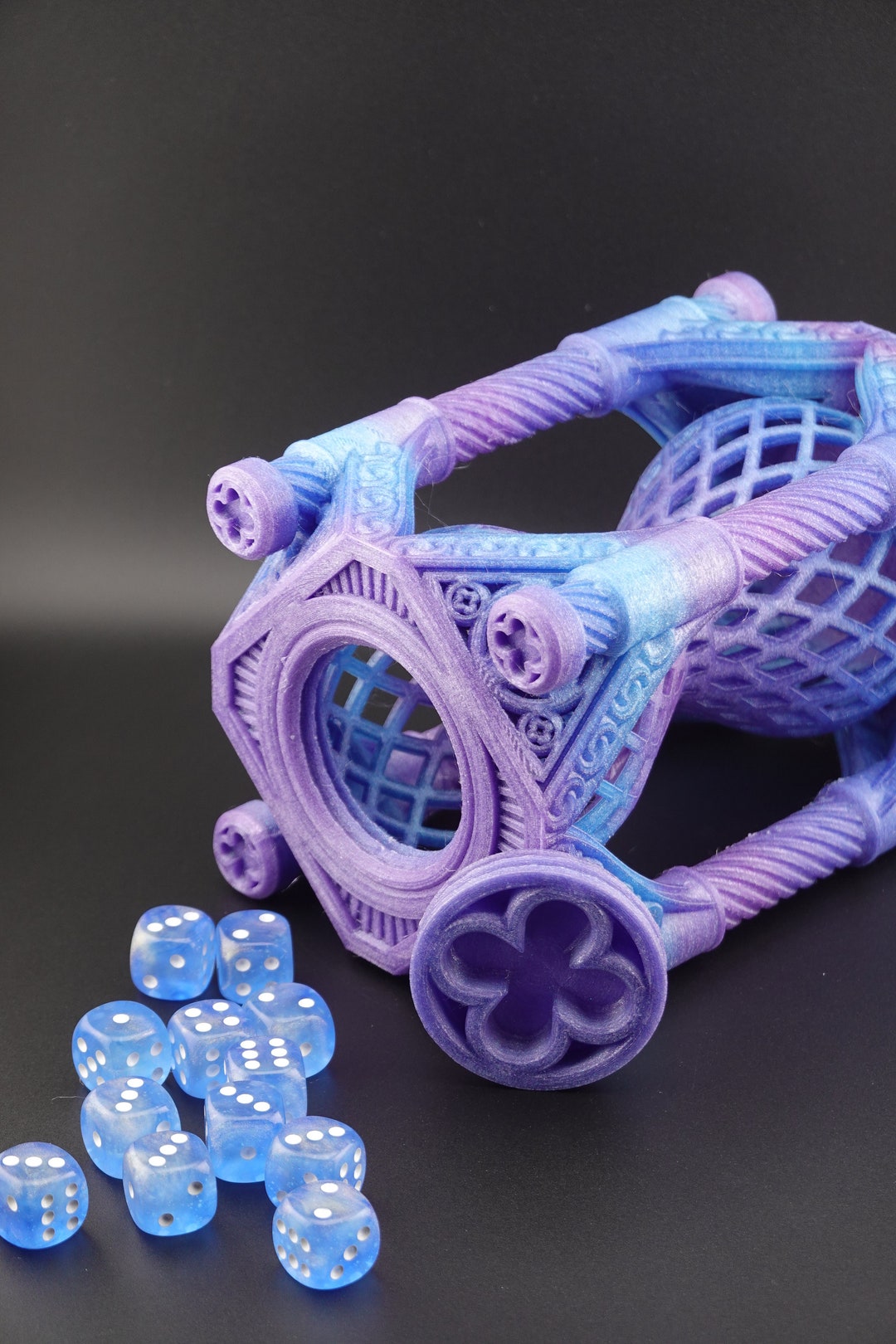 Gothic Hourglass Box: 3D Printed Storage | Unique Dice Jail With ...