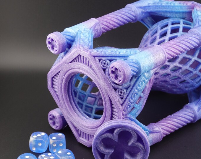 Gothic Hourglass Box: 3D Printed Storage | Unique Dice Jail With ...