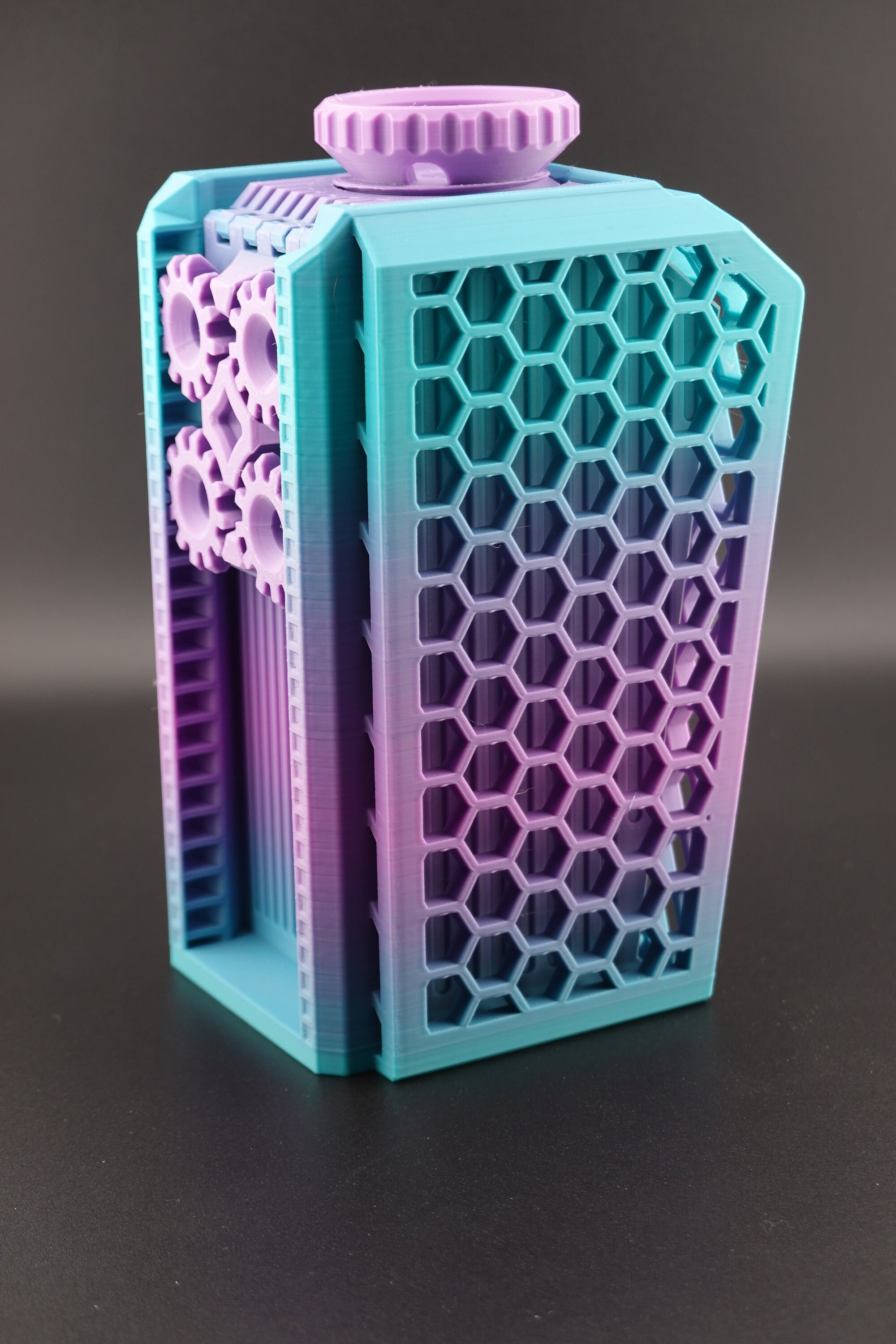 Torque Box: Unique 3D Printed Geometric Design Mechanical Spinning ...