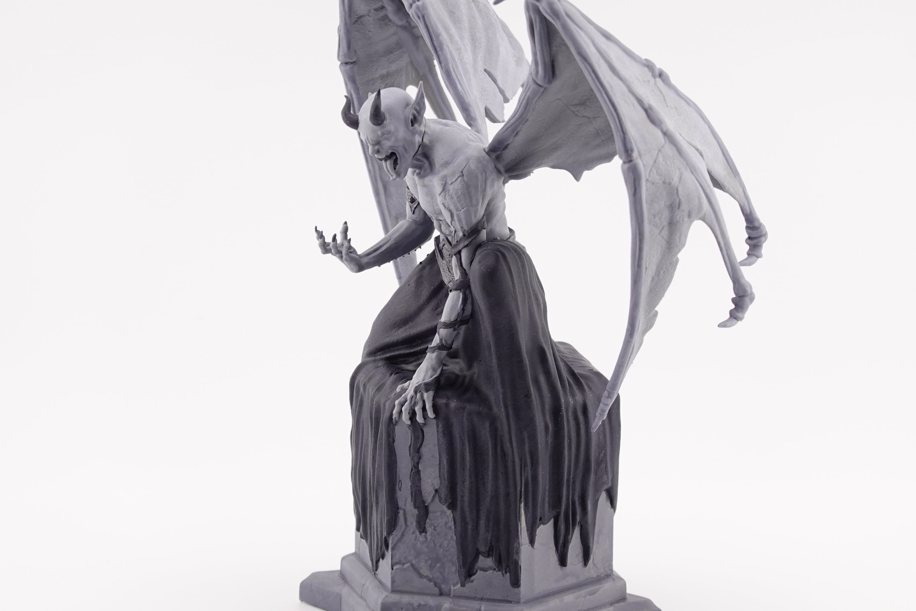 Gargoyle Figure, 3d Printed & Hand Painted Gargoyle Resin Art - Etsy