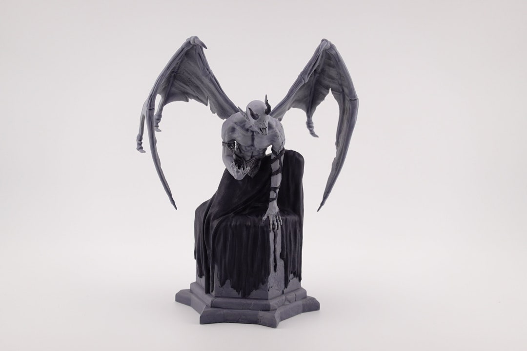 Gargoyle Figure, 3d Printed & Hand Painted Gargoyle Resin Art - Etsy
