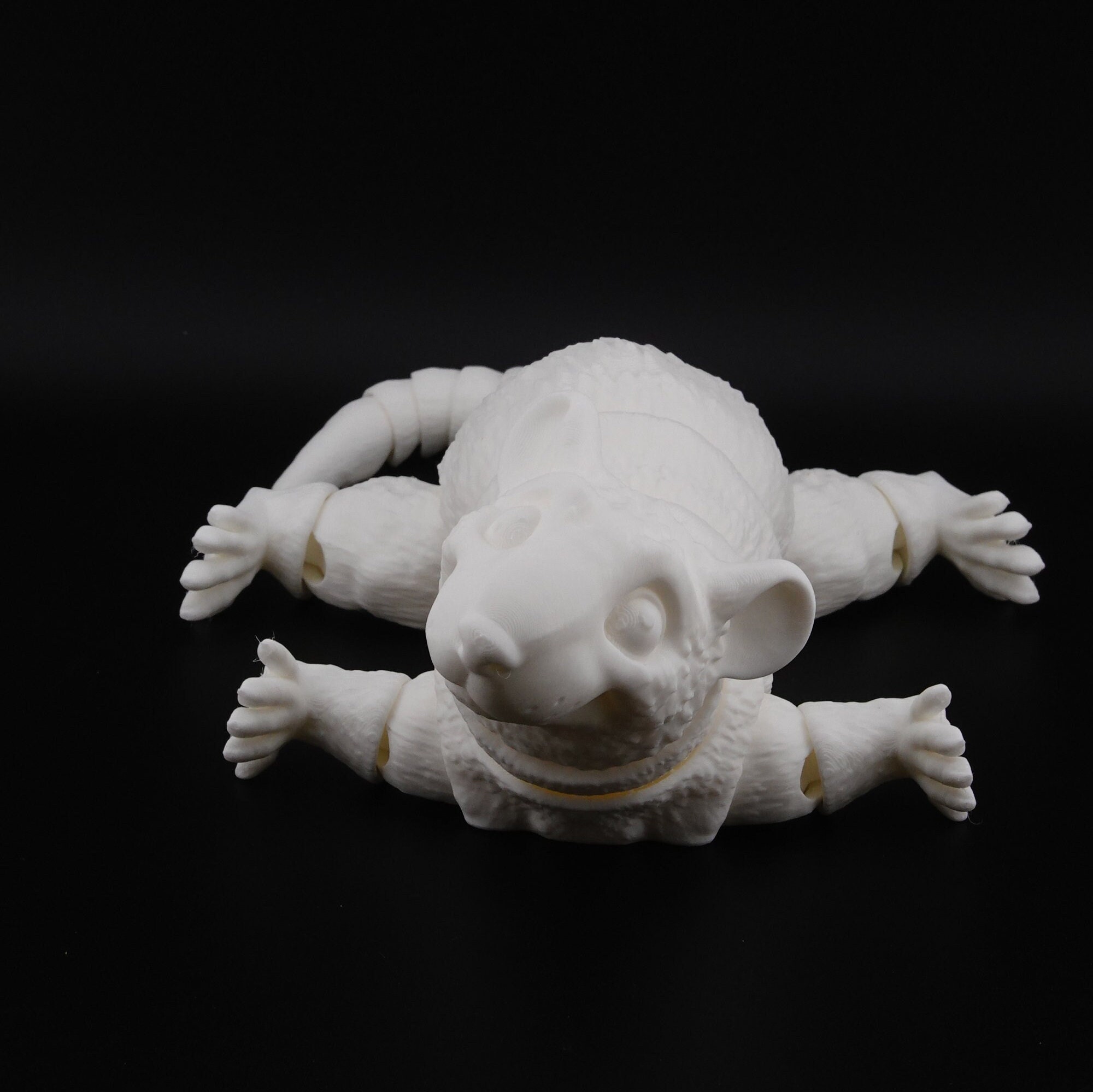 Friendly Smiling Rat Figurine: Realistic Articulated 3D Filament ...