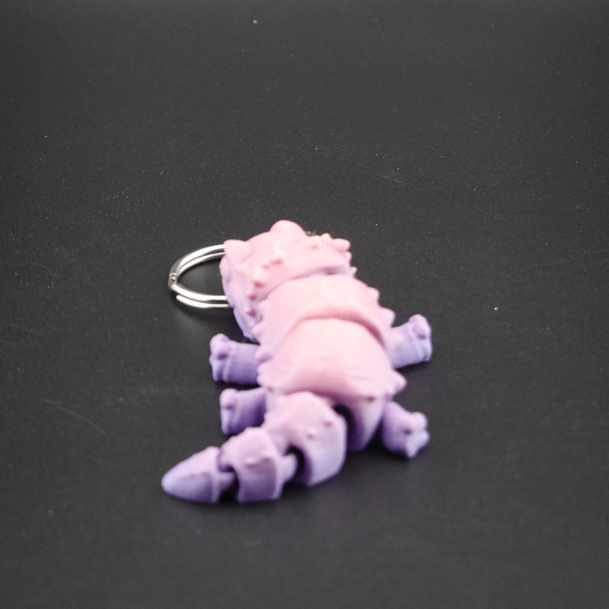 Mini Bearded Dragon Keychain 3D Printed Reptile Charm Unique Lizard Pet ...