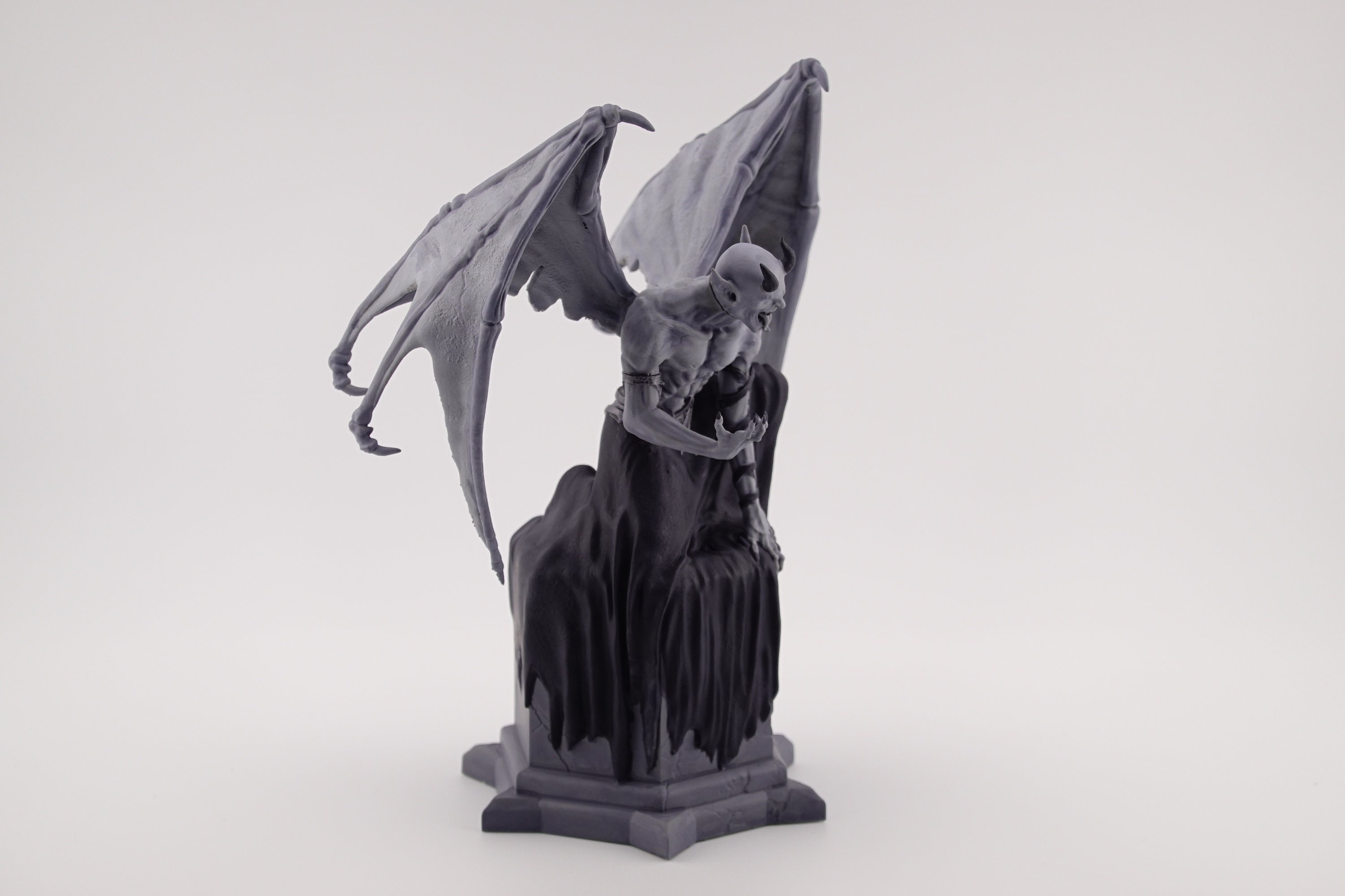 Gargoyle Figure, 3d Printed & Hand Painted Gargoyle Resin Art - Etsy