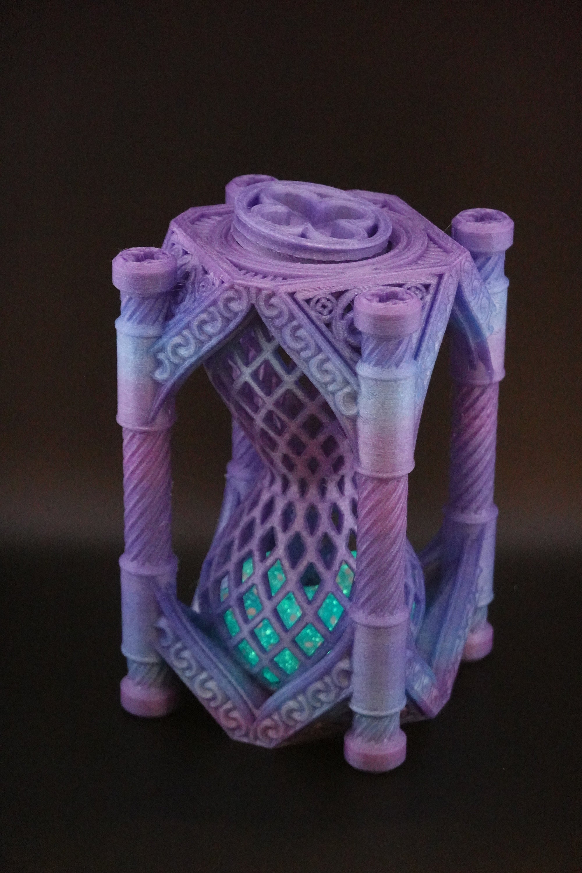Gothic Hourglass Box: 3D Printed Storage Unique Dice Jail With ...