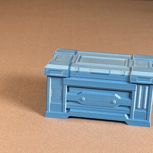 Supply Crate Dice Box Sci Fi Themed Dice Jail Loot Crate for Role ...