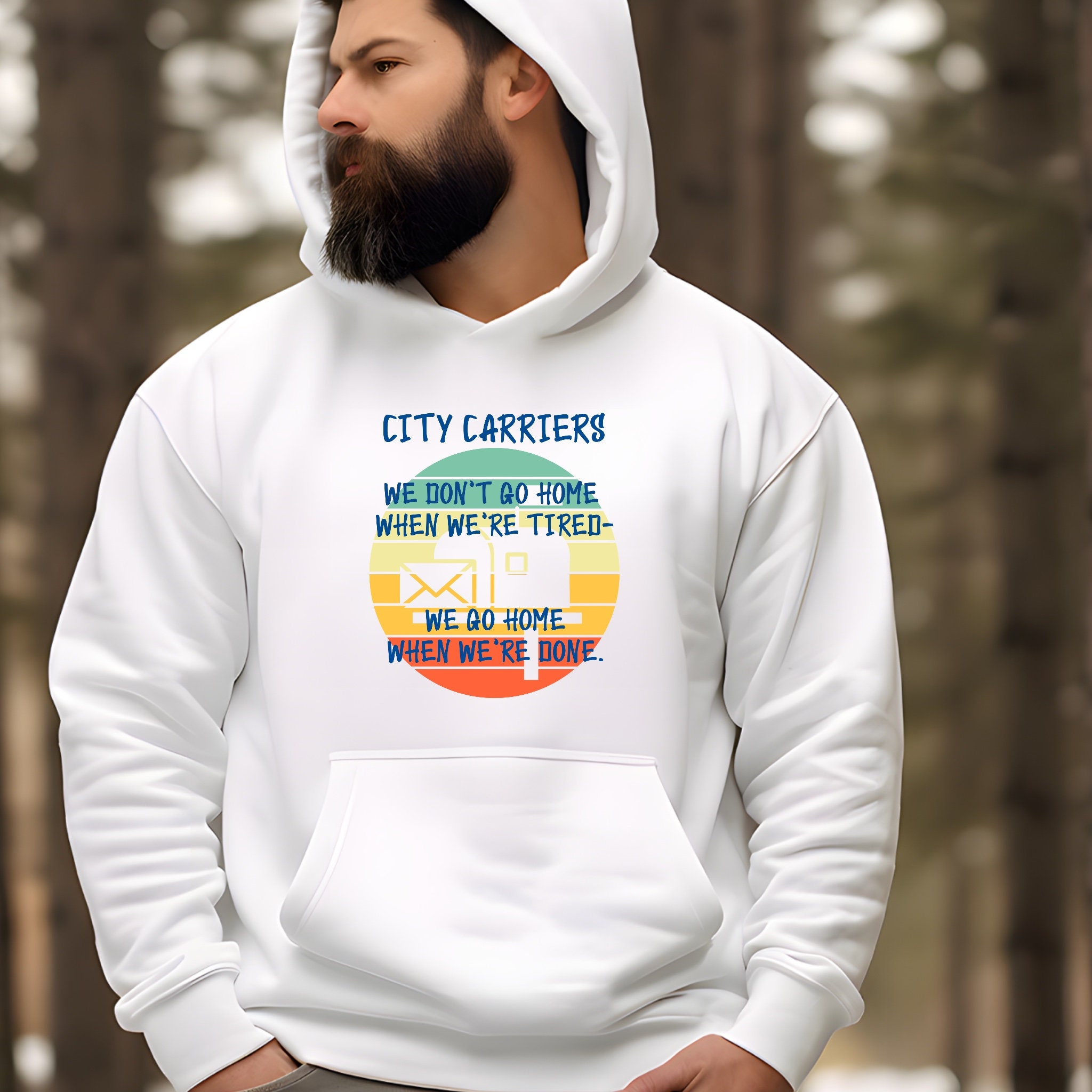 Usps-city Carriers-champion Hoodie Funny Saying on a Perfect Gift for ...