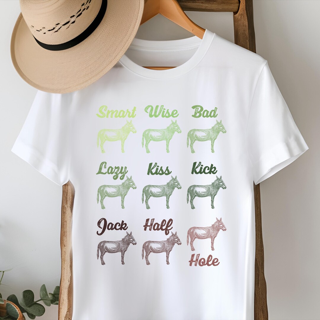 Funny Mule T-shirt: Sarcastic Humor Tee Funny Tshirts Cute Tee Work ...
