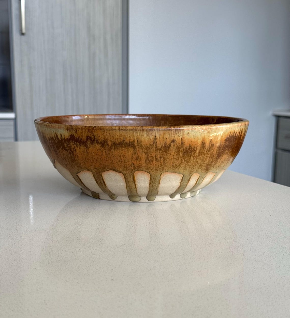 Extra Large Handmade Salad Ceramic Bowl (one of a Kind) - Etsy