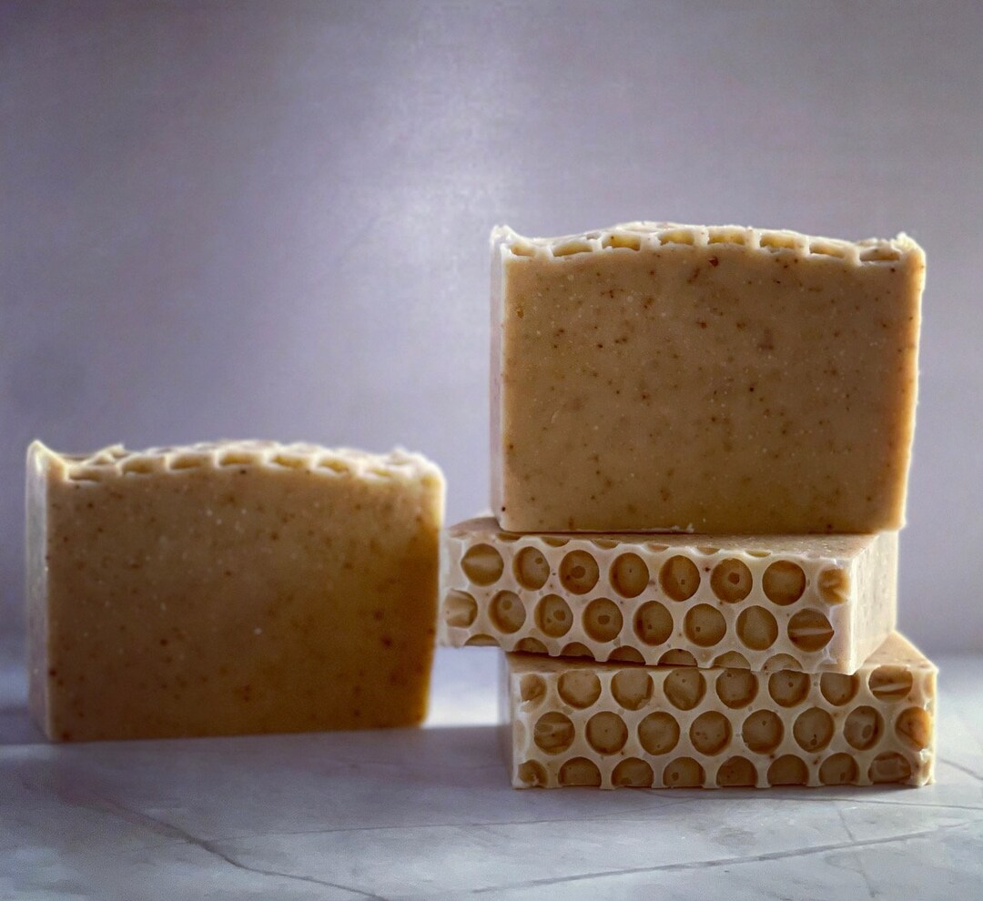 Handmade Artisan Oatmeal and Honey Soap - Etsy