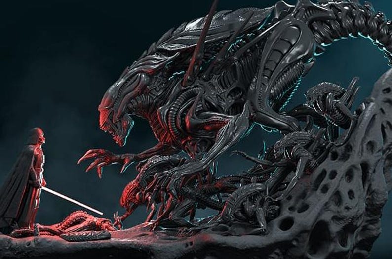 Alien Xenomorph STL Mega Pack (50 Files) - Etsy