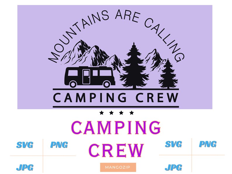 Camping Crew SVG, Camping Crew Png, Campfire SVG, Diy Camping T-shirt ...