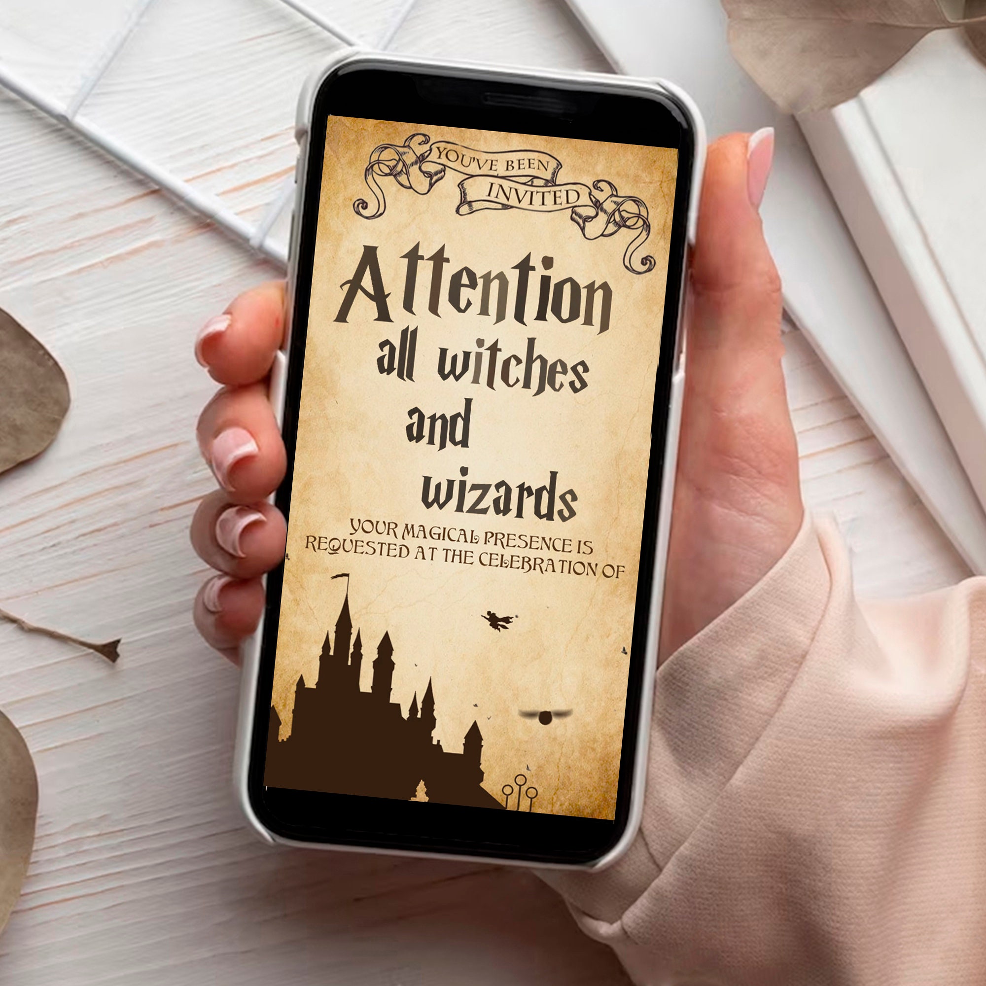 Wizard Birthday Video Invitation,wizard Party Invitation,animated ...