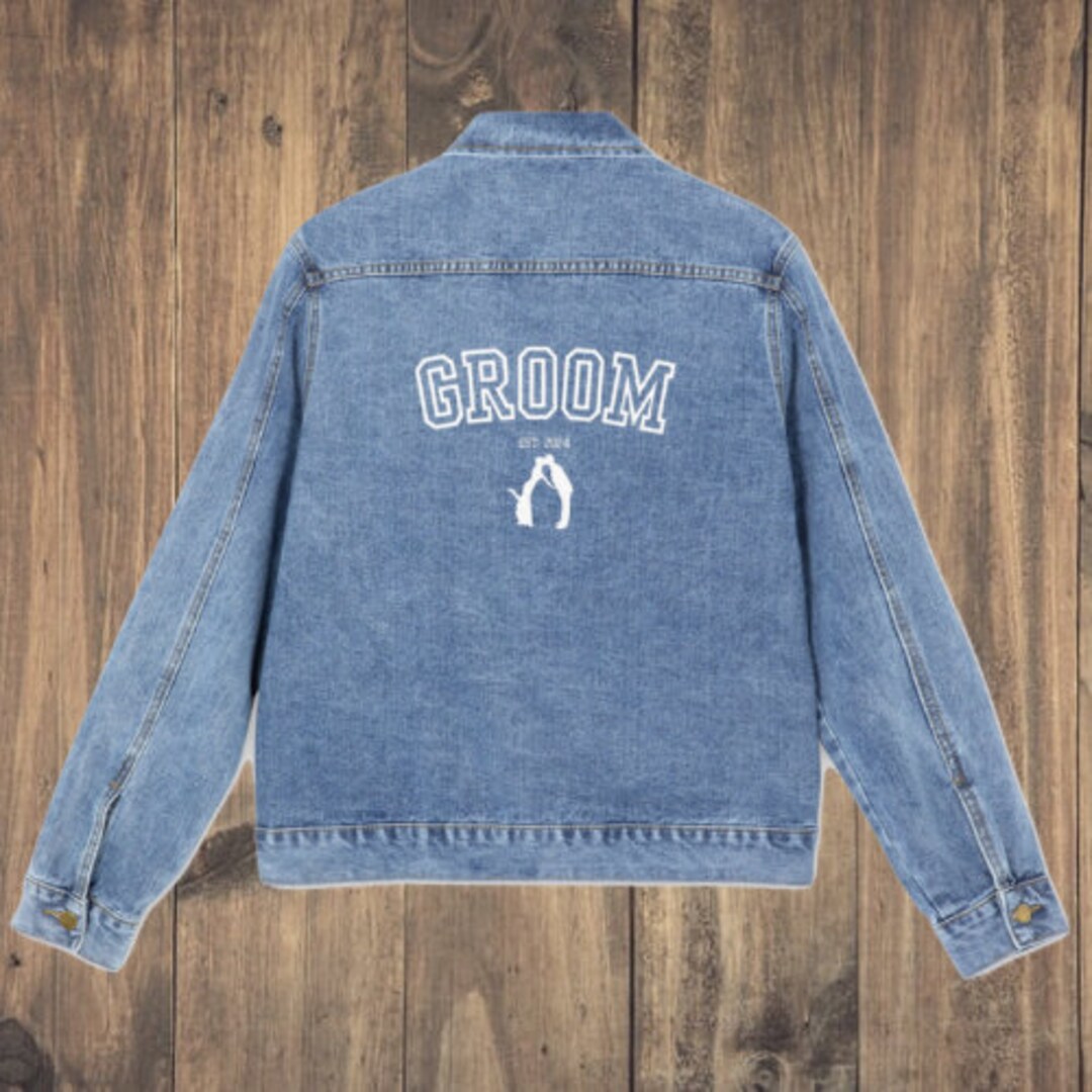 Matching Denim Jackets for Groom and Bride Perfect Wedding Gift - Etsy