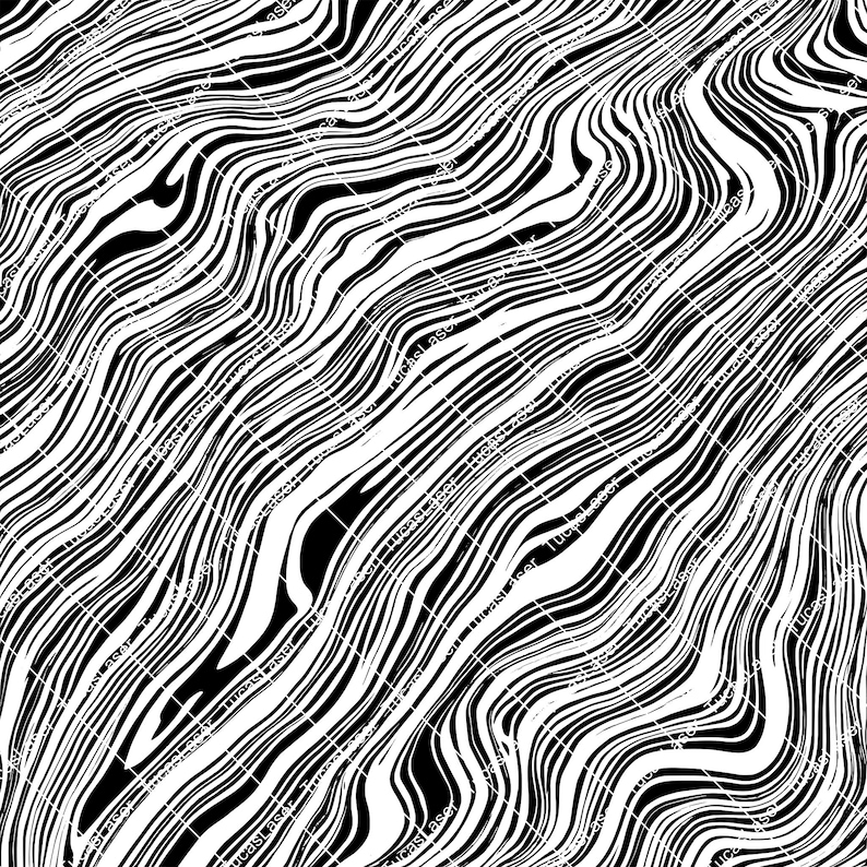Damascus Steel Pattern 14 - .svg & .png Files | Negative + Positive ...