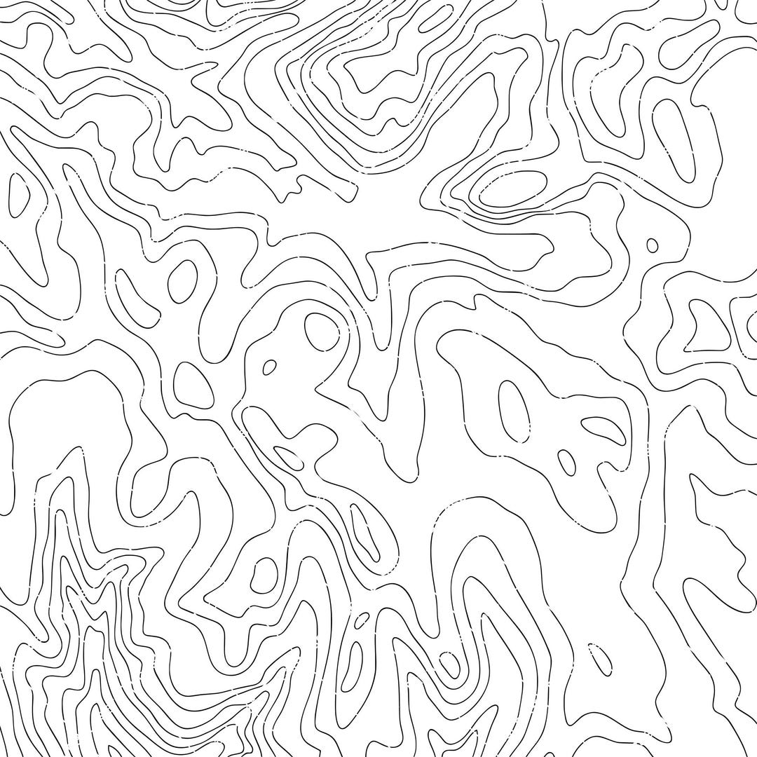 Topographic Pattern 3 - .svg & .png Files | Negative + Positive ...