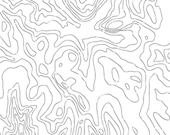 Topographic Pattern 17 - .svg & .png Files | Negative + Positive ...