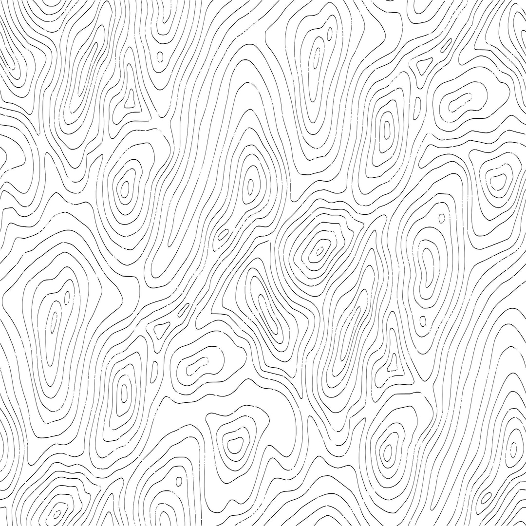 Topographic Pattern 12 - .svg & .png Files | Negative + Positive ...