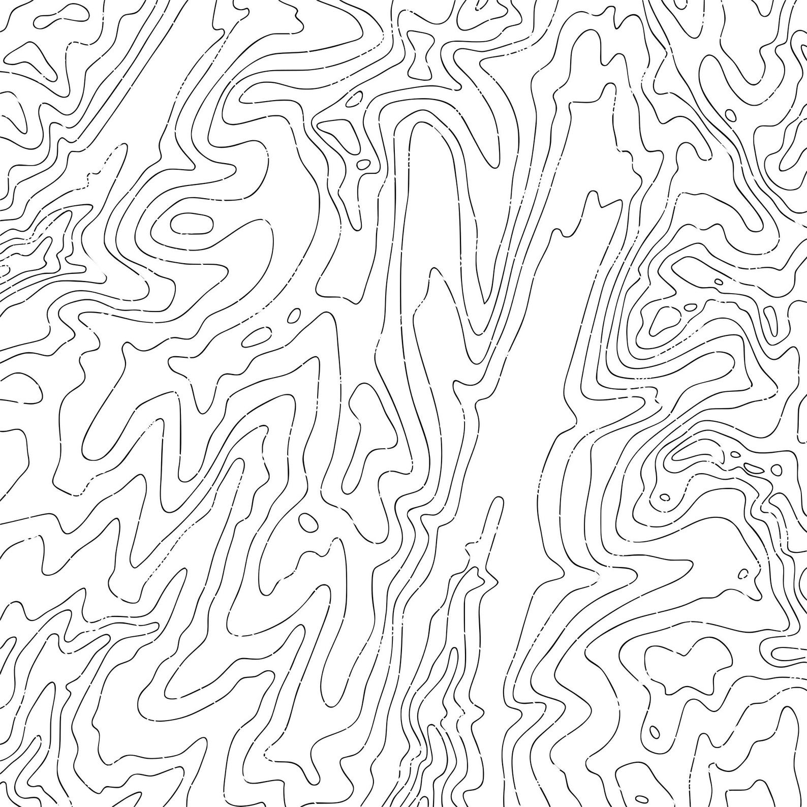 Topographic Pattern 24 - .svg & .png Files | Negative + Positive ...