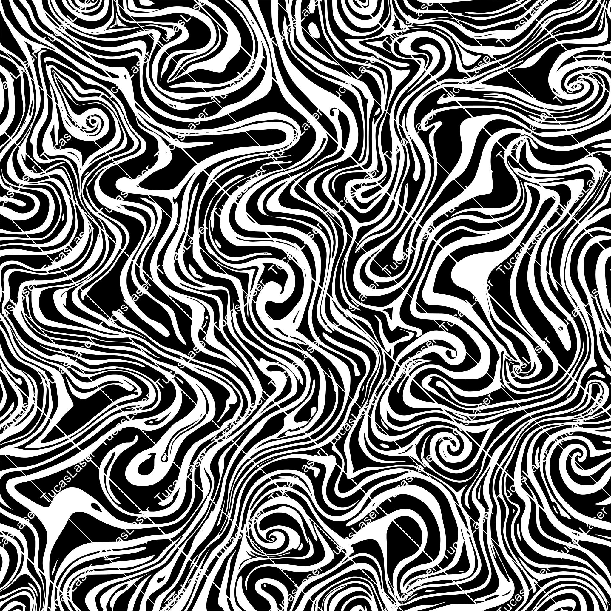 Damascus Steel Pattern 11 - .svg & .png Files | Negative + Positive ...