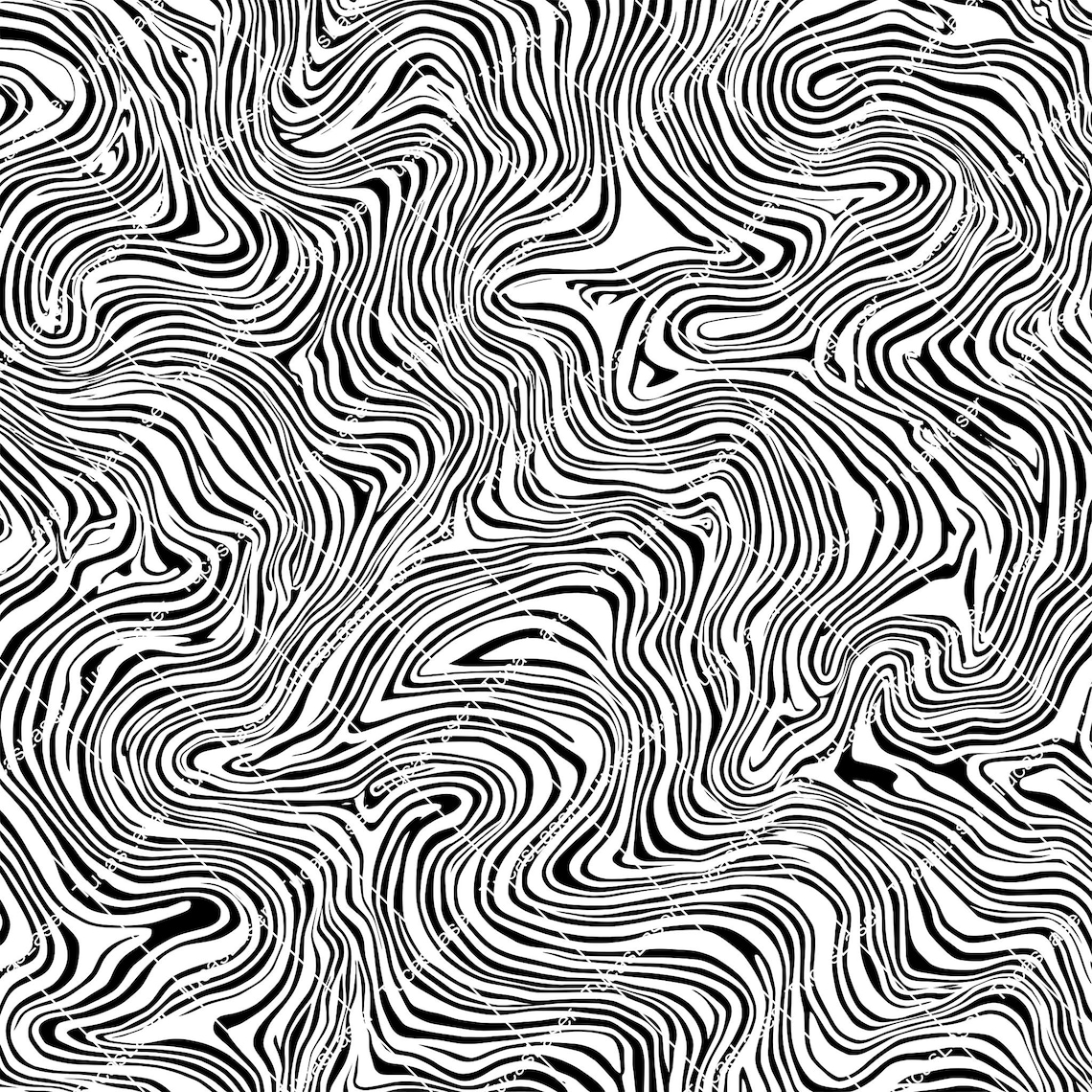 Damascus Steel Pattern 30 - .svg & .png Files | Negative + Positive ...