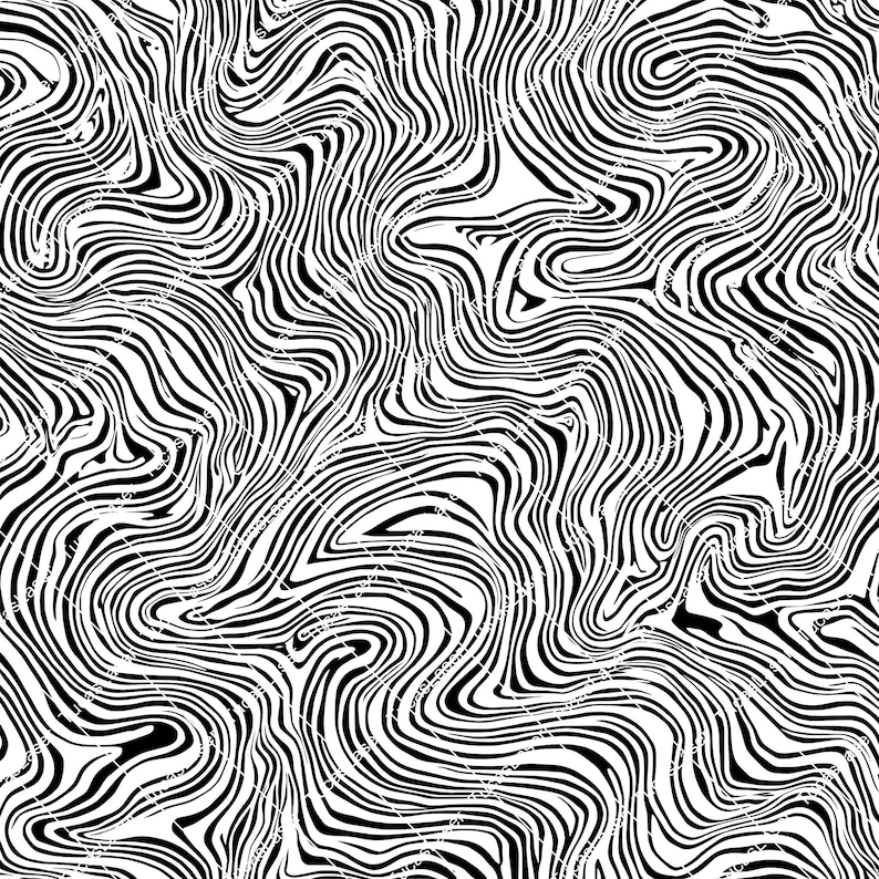 Damascus Steel Pattern 30 - .svg & .png Files | Negative + Positive ...