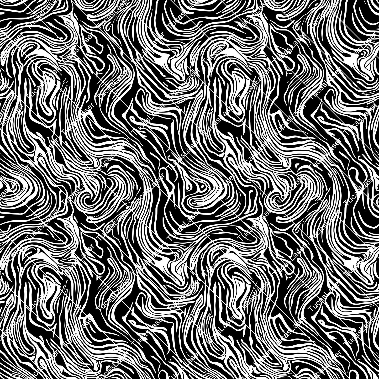 Damascus Steel Pattern 10 - .svg & .png Files | Negative + Positive ...