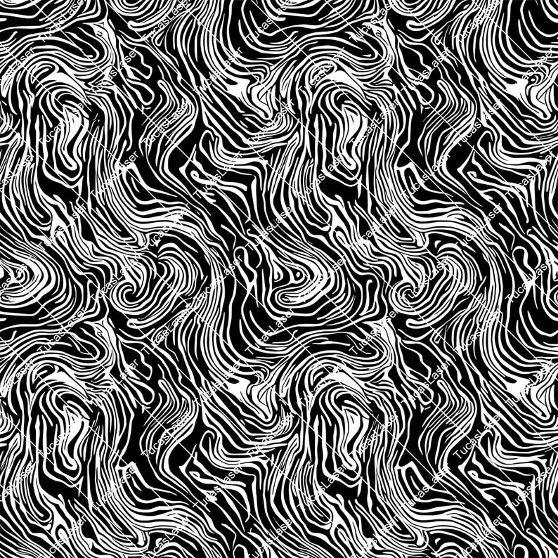 Damascus Steel Pattern 10 - .svg & .png Files | Negative + Positive ...