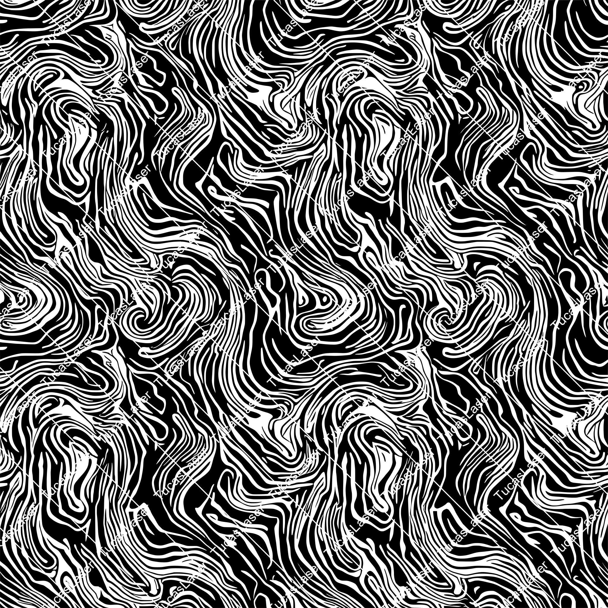 Damascus Steel Pattern 10 - .svg & .png Files | Negative + Positive ...