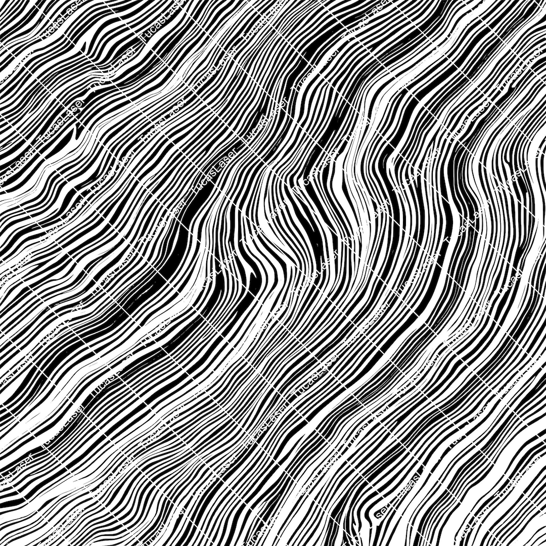 Damascus Steel Pattern 17 - .svg & .png Files | Negative + Positive ...