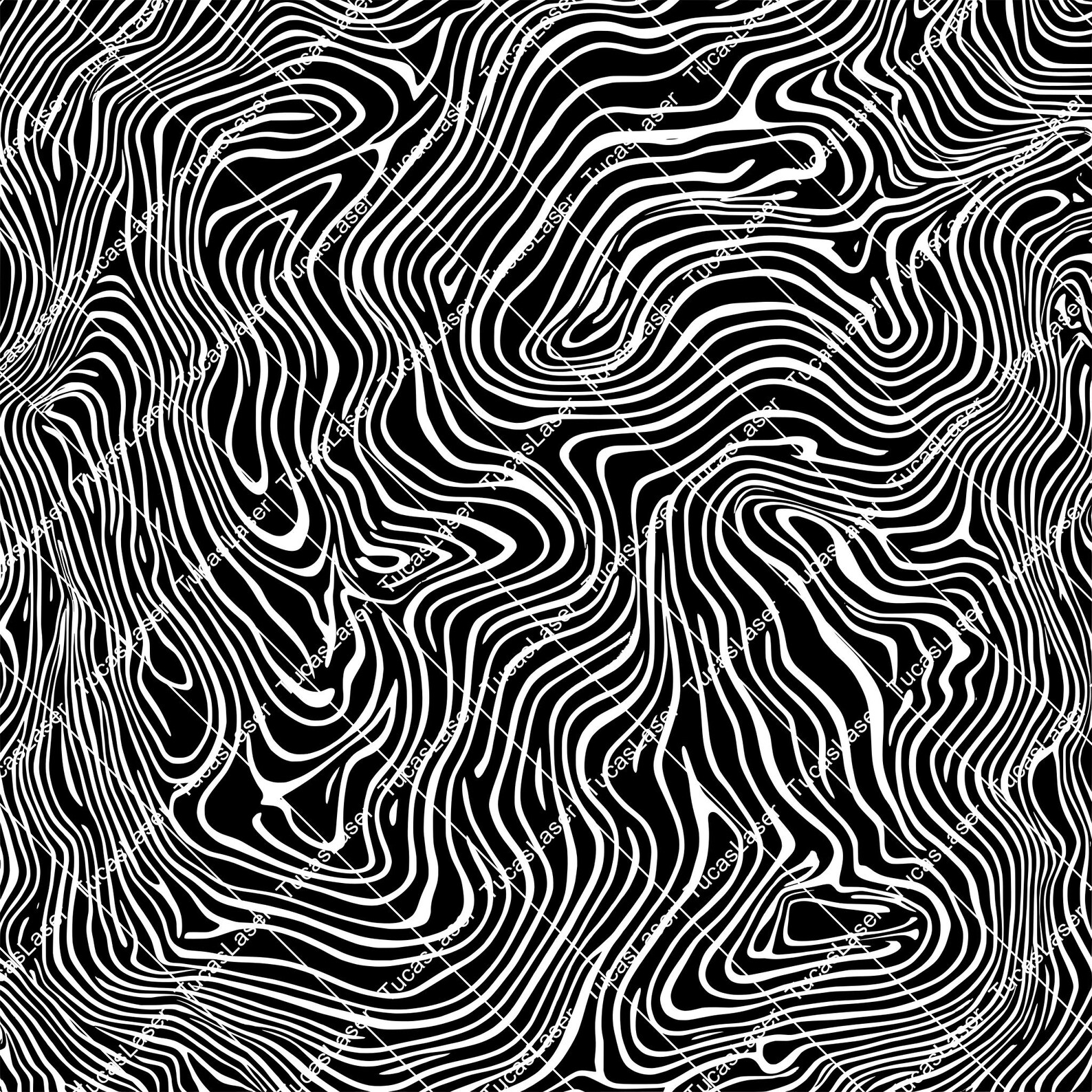 Damascus Steel Pattern 15 - .svg & .png Files | Negative + Positive ...