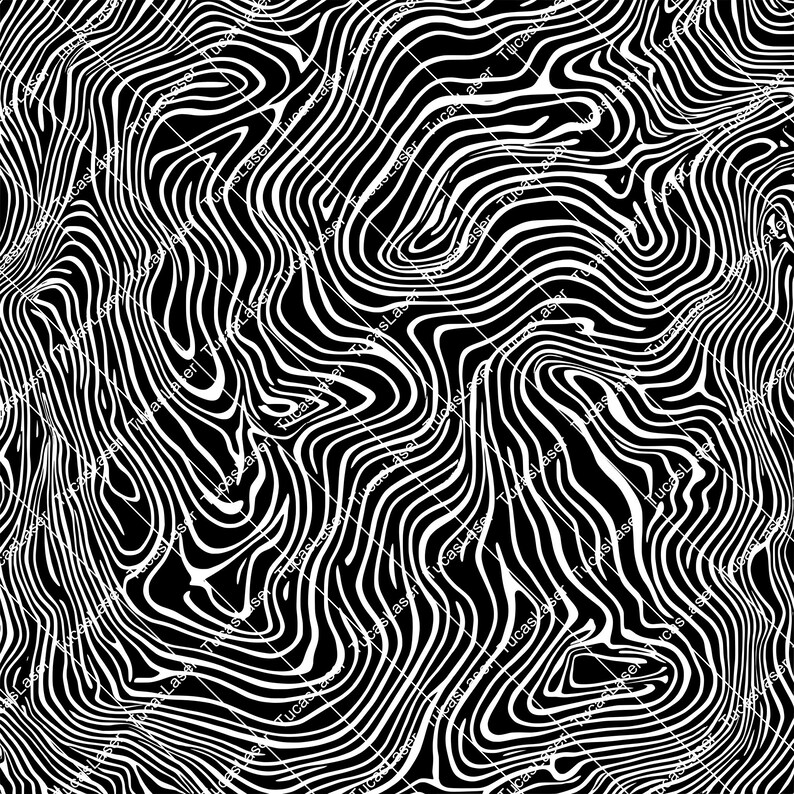 Damascus Steel Pattern 15 - .svg & .png Files | Negative + Positive ...