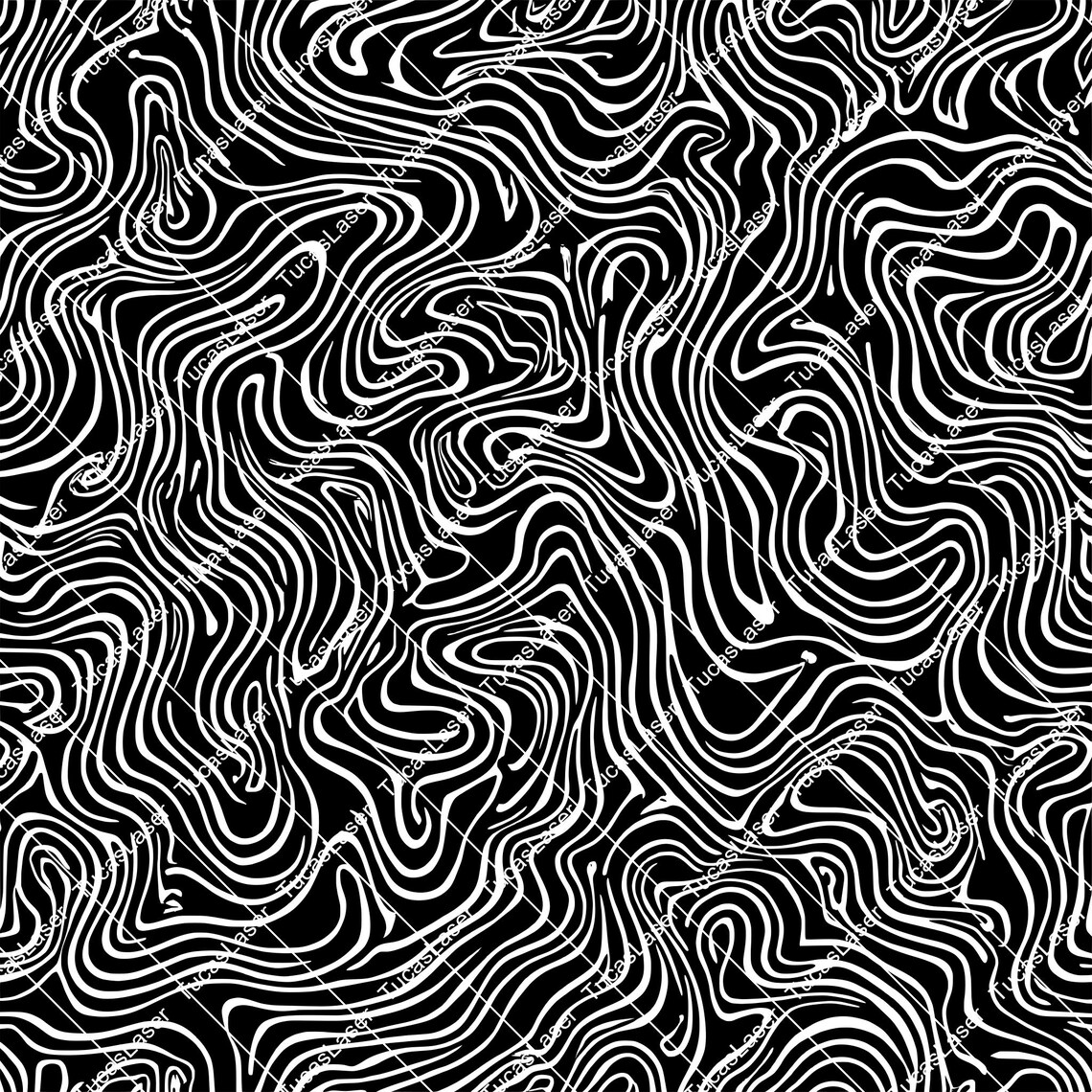 Damascus Steel Pattern 27 - .svg & .png Files | Negative + Positive ...