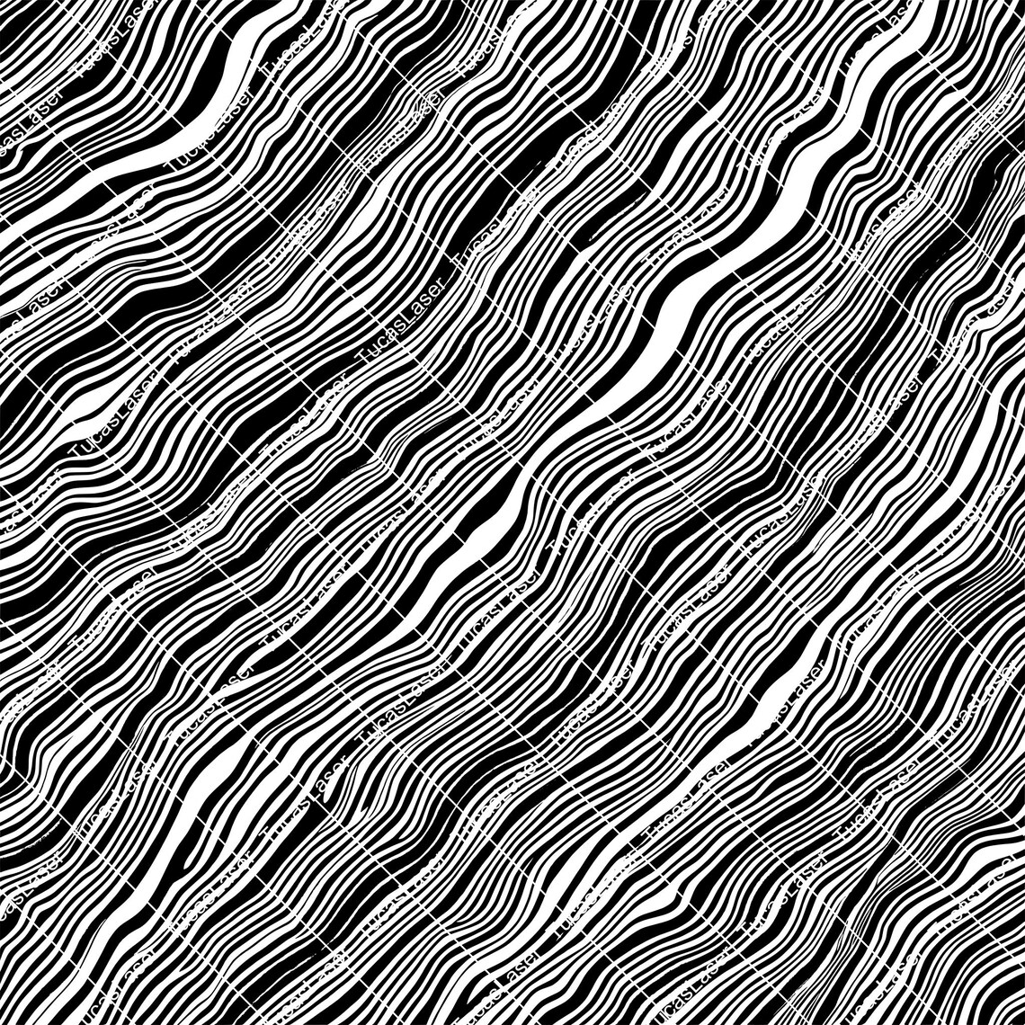 Damascus Steel Pattern 23 - .svg & .png Files | Negative + Positive ...