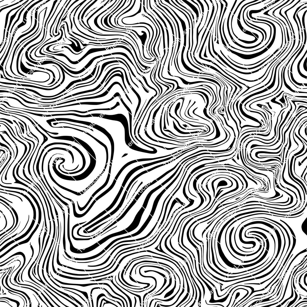 Damascus Steel Pattern 33 - .svg & .png Files | Negative + Positive ...