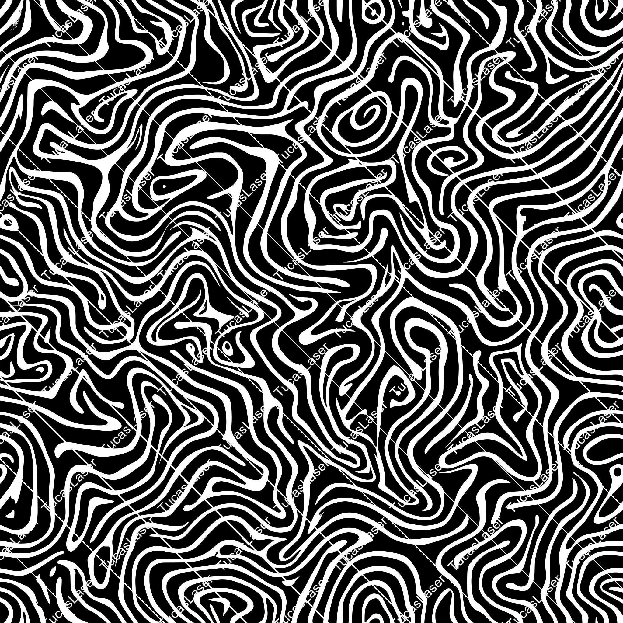 Damascus Steel Pattern 29 - .svg & .png Files | Negative + Positive ...