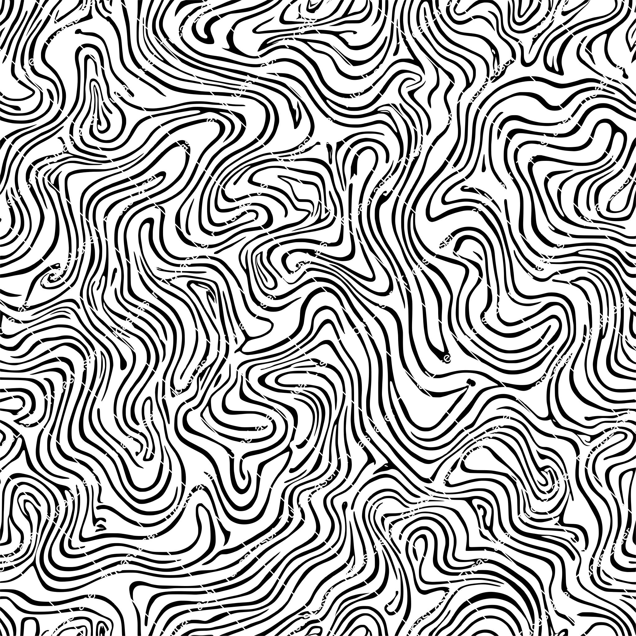 Damascus Steel Pattern 27 - .svg & .png Files | Negative + Positive ...