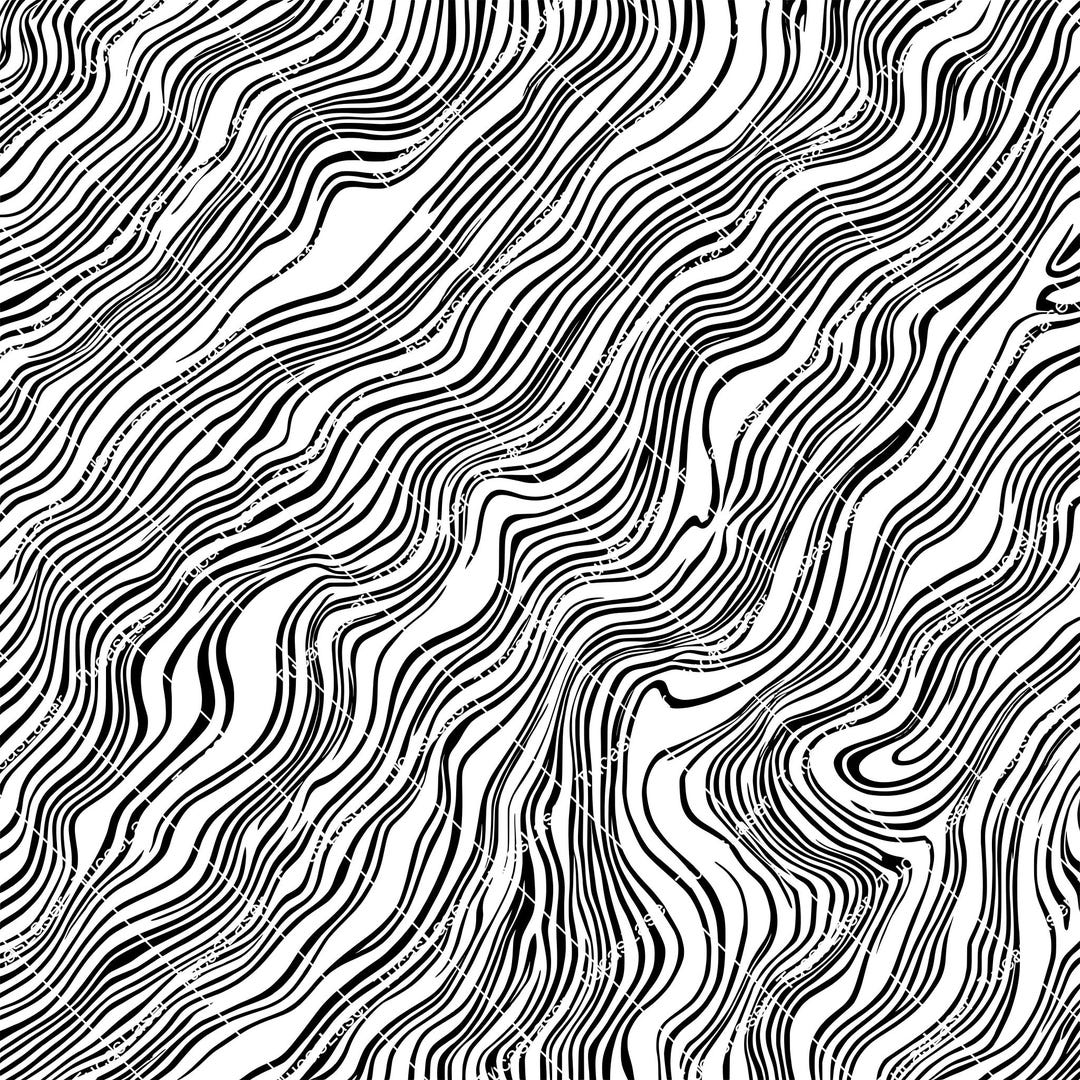 Damascus Steel Pattern 13 - .svg & .png Files | Negative + Positive ...