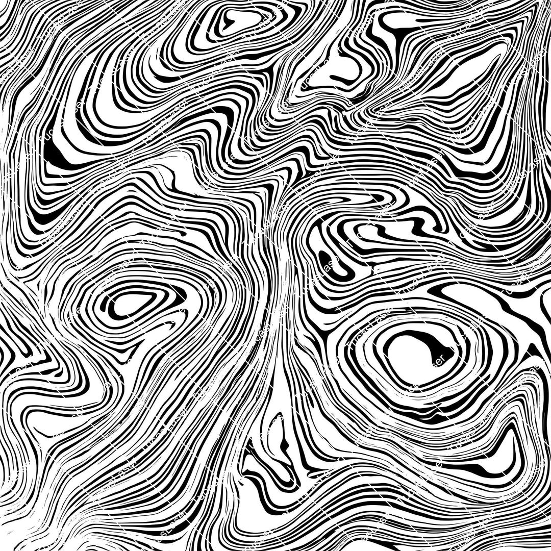 Damascus Steel Pattern 18 - .svg & .png Files | Negative + Positive ...