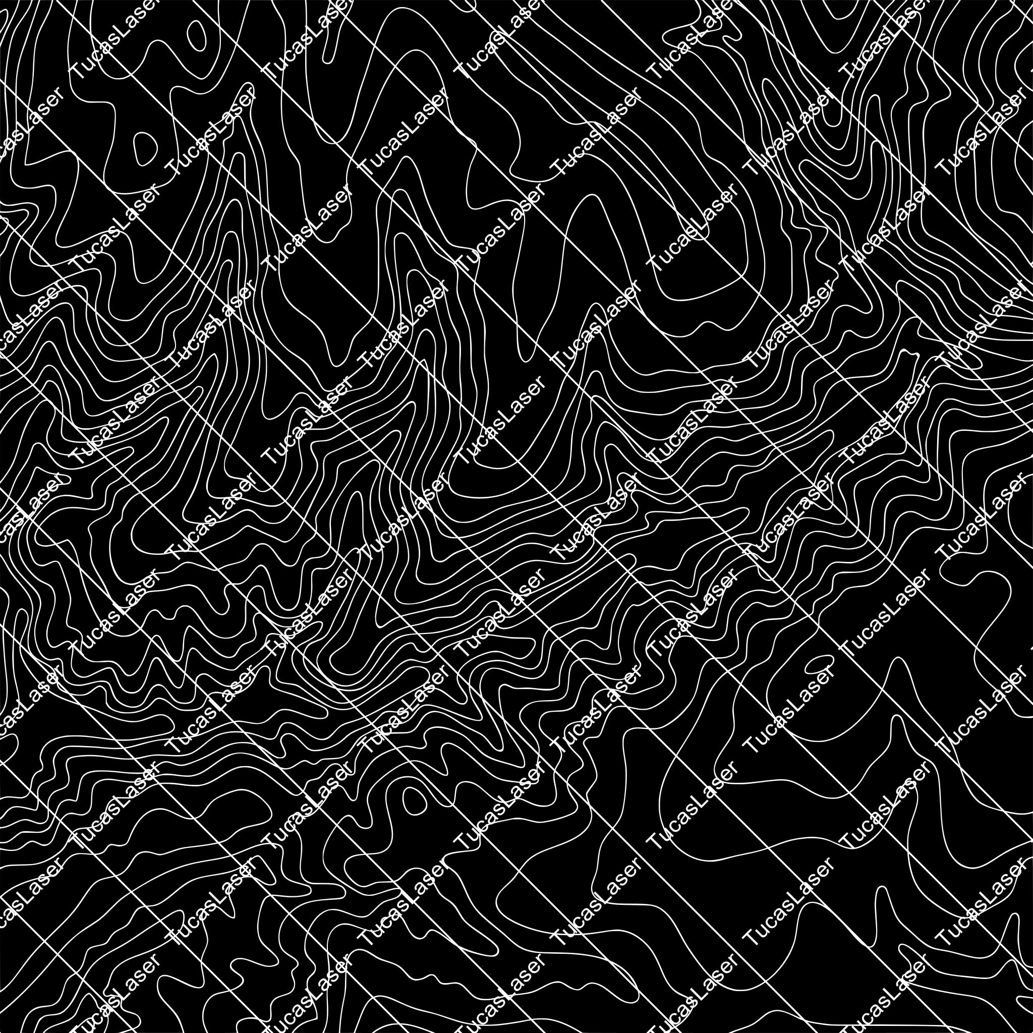 Topographic Pattern 2 - .svg & .png Files | Negative + Positive ...