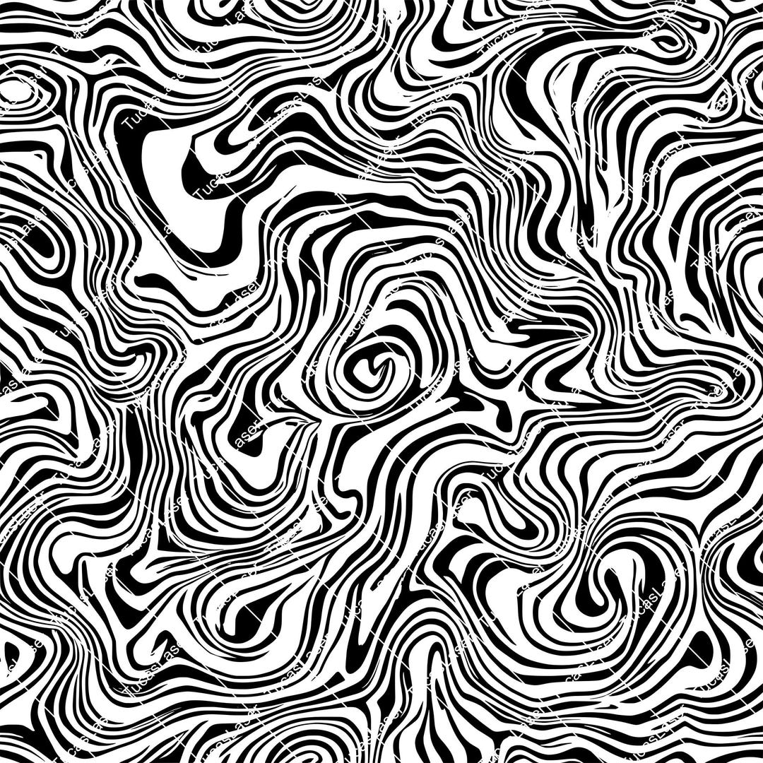 Damascus Steel Pattern 19 - .svg & .png Files | Negative + Positive ...