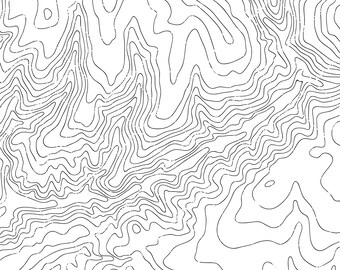 Topographic Pattern 9 - .svg & .png Files | Negative + Positive ...
