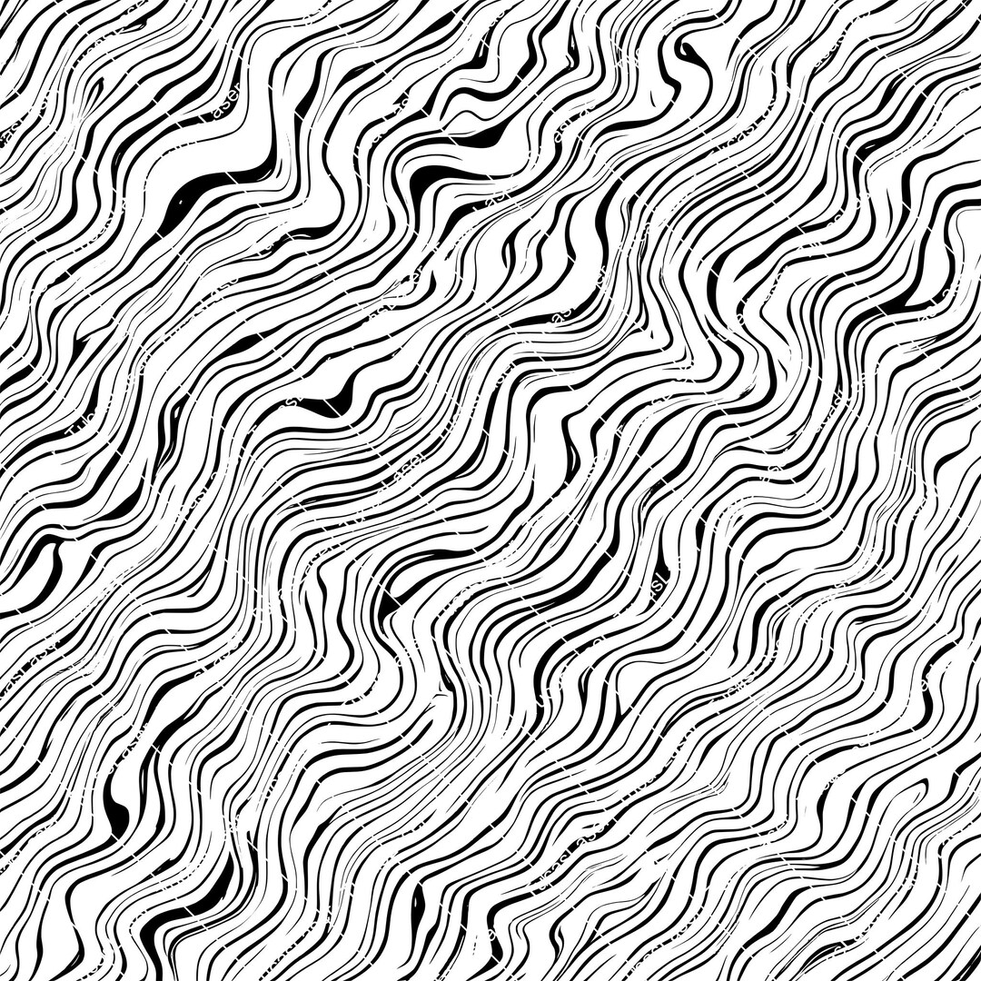 Damascus Steel Pattern 6 - .svg & .png Files | Negative + Positive ...