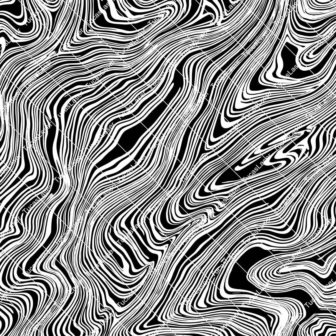 Damascus Steel Pattern 22 - .svg & .png Files | Negative + Positive ...
