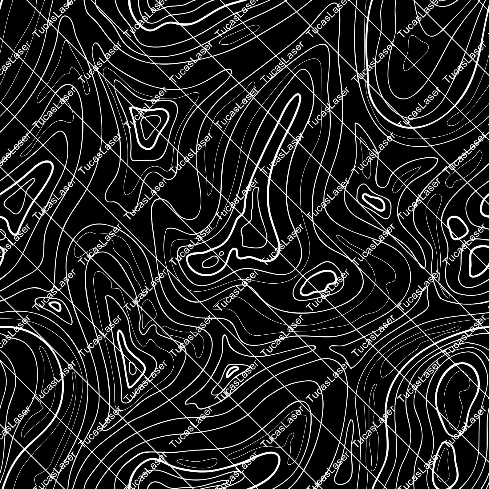 Topographic Pattern 9 - .svg & .png Files | Negative + Positive ...